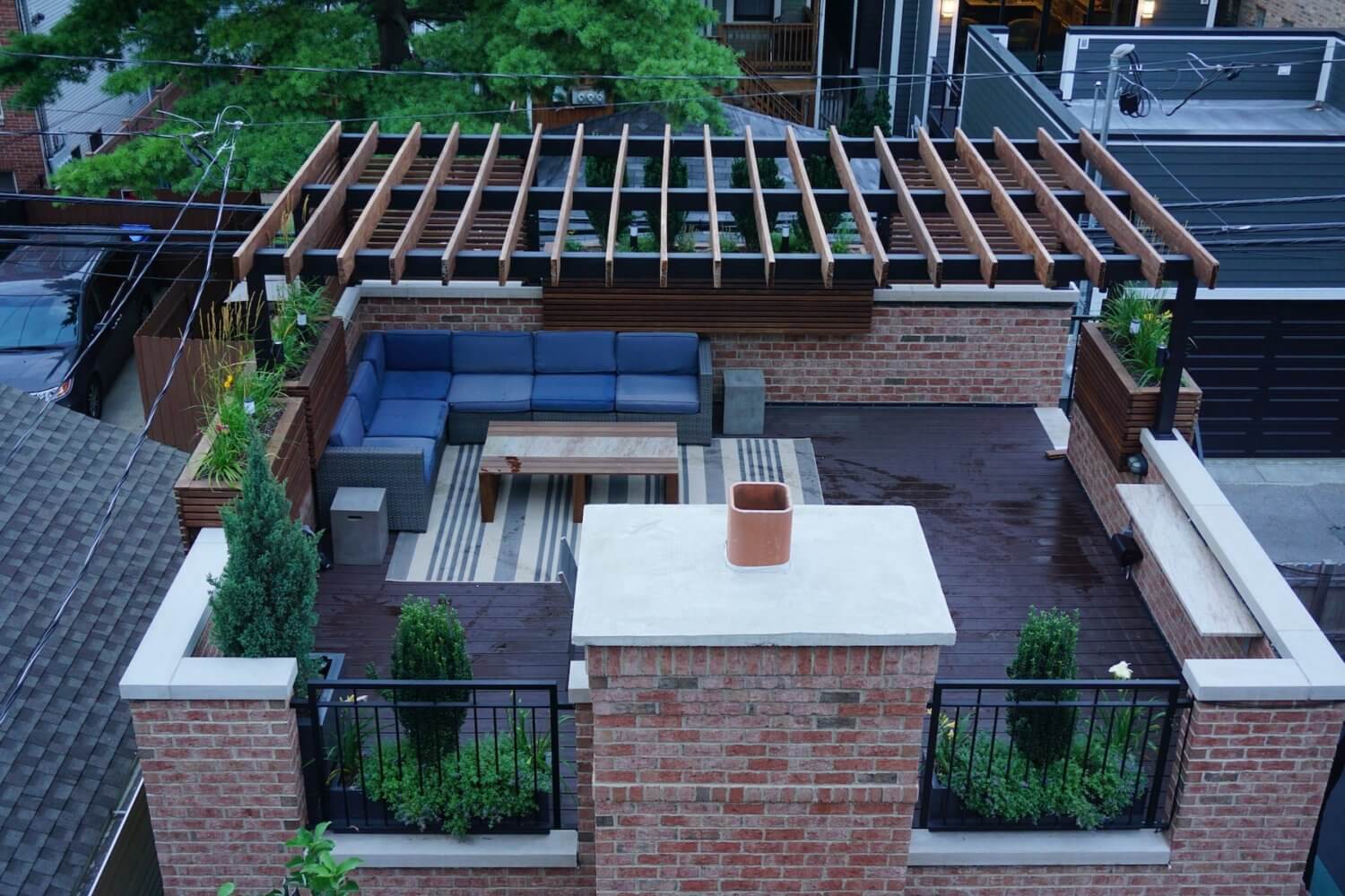 Complete Rooftop Deck - Chicago - Landscape Design Build - Denver, CO
